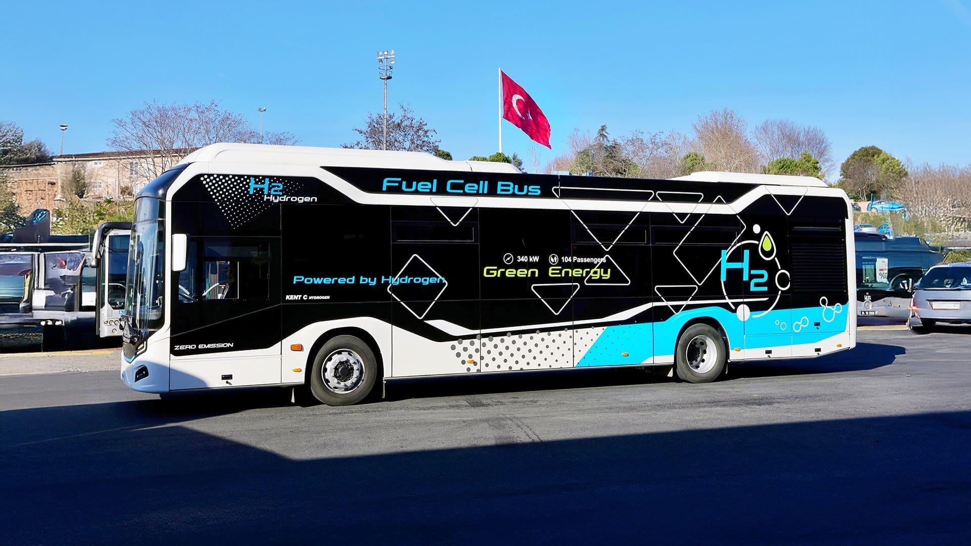 İstanbul'da İlk Hidrojen Yakıtlı Otobüs Test Sürüşü Yapıldı