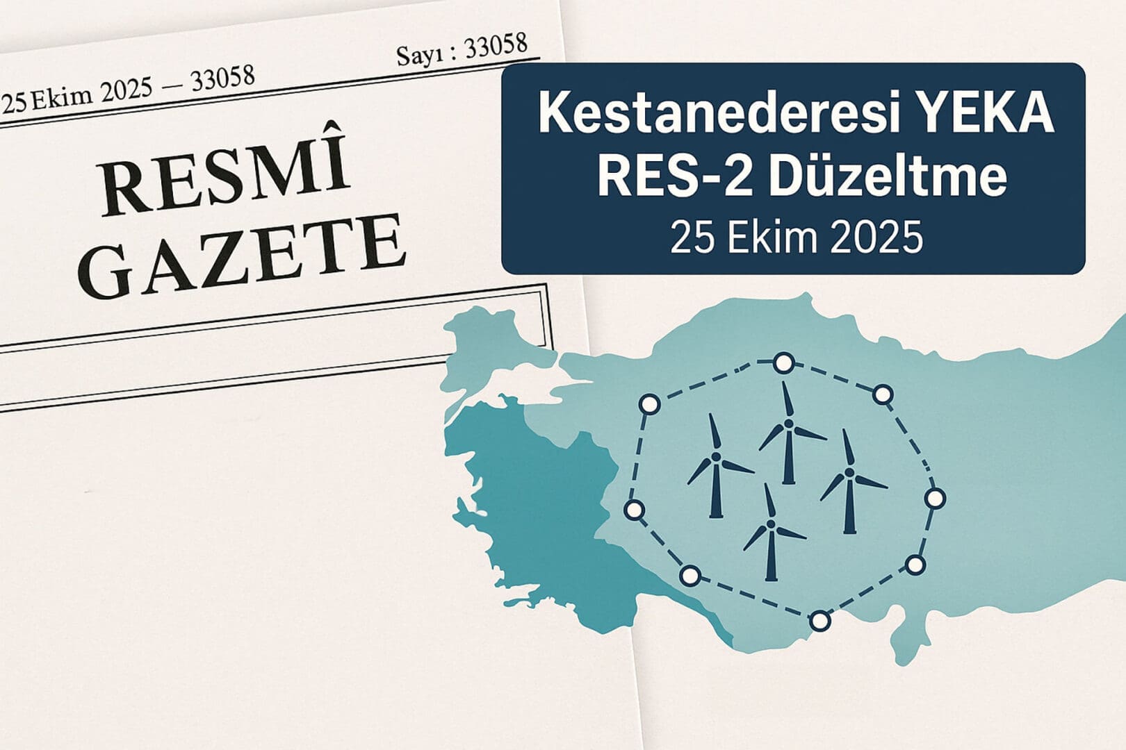 Kestanederesi YEKA tablosu güncellendi Koordinatlar
