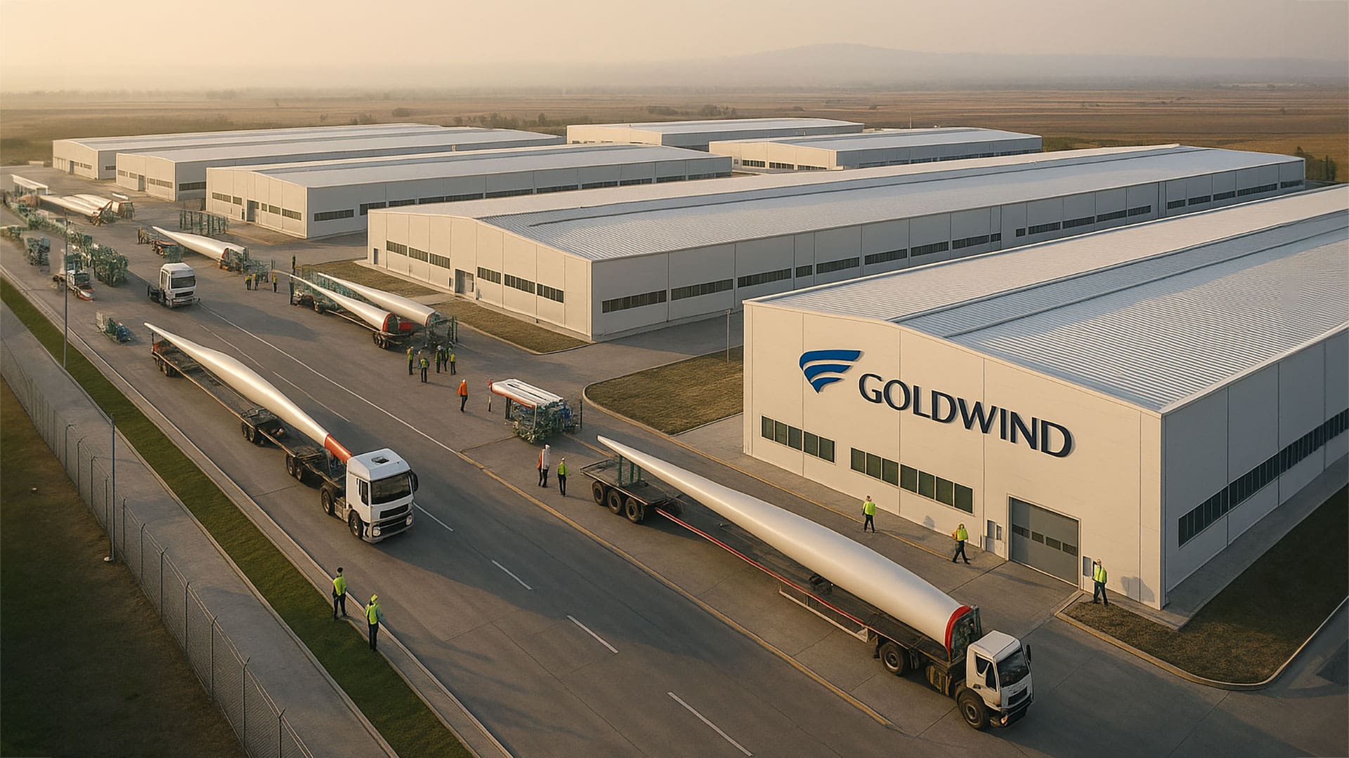 Goldwind Türkiye kanat fabrikası 2027’de üretime başlıyor